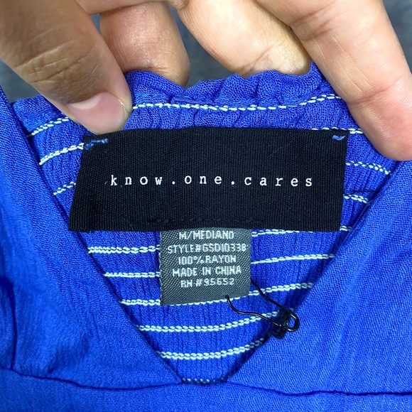 Know One Cares | Dresses | Know One Cares Crepe Woven Midi Dress | Poshmark